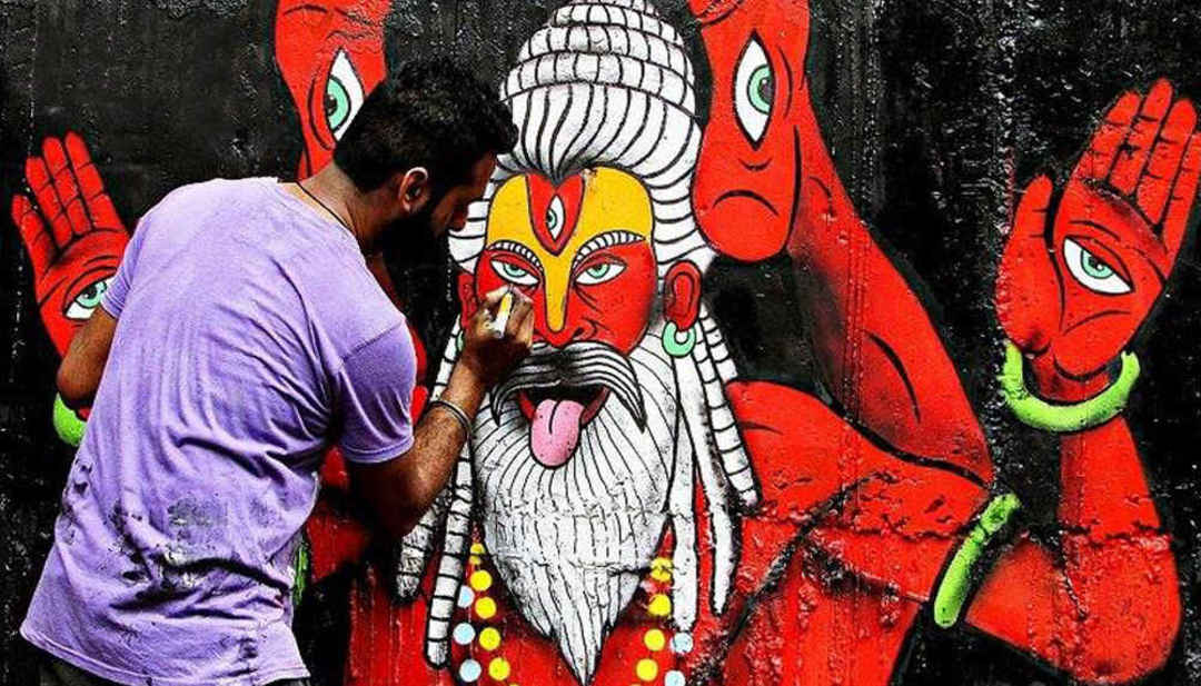 Here We Are Street Talking With Harsh Raman, Delhi's Funky Graffiti ...